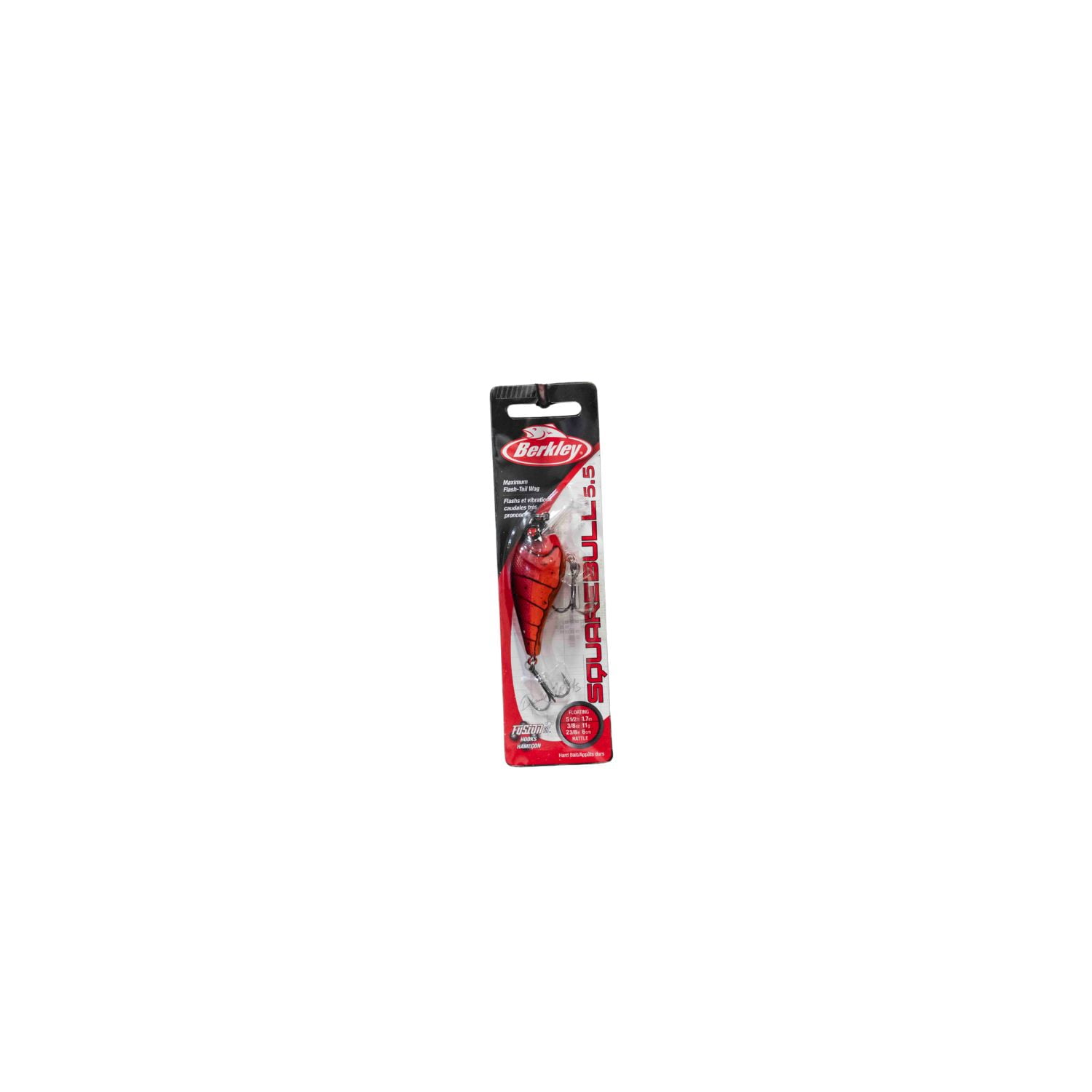 Berkley SquareBull Fishing Lure, Special Red Craw, 3/8 oz - Walmart.com