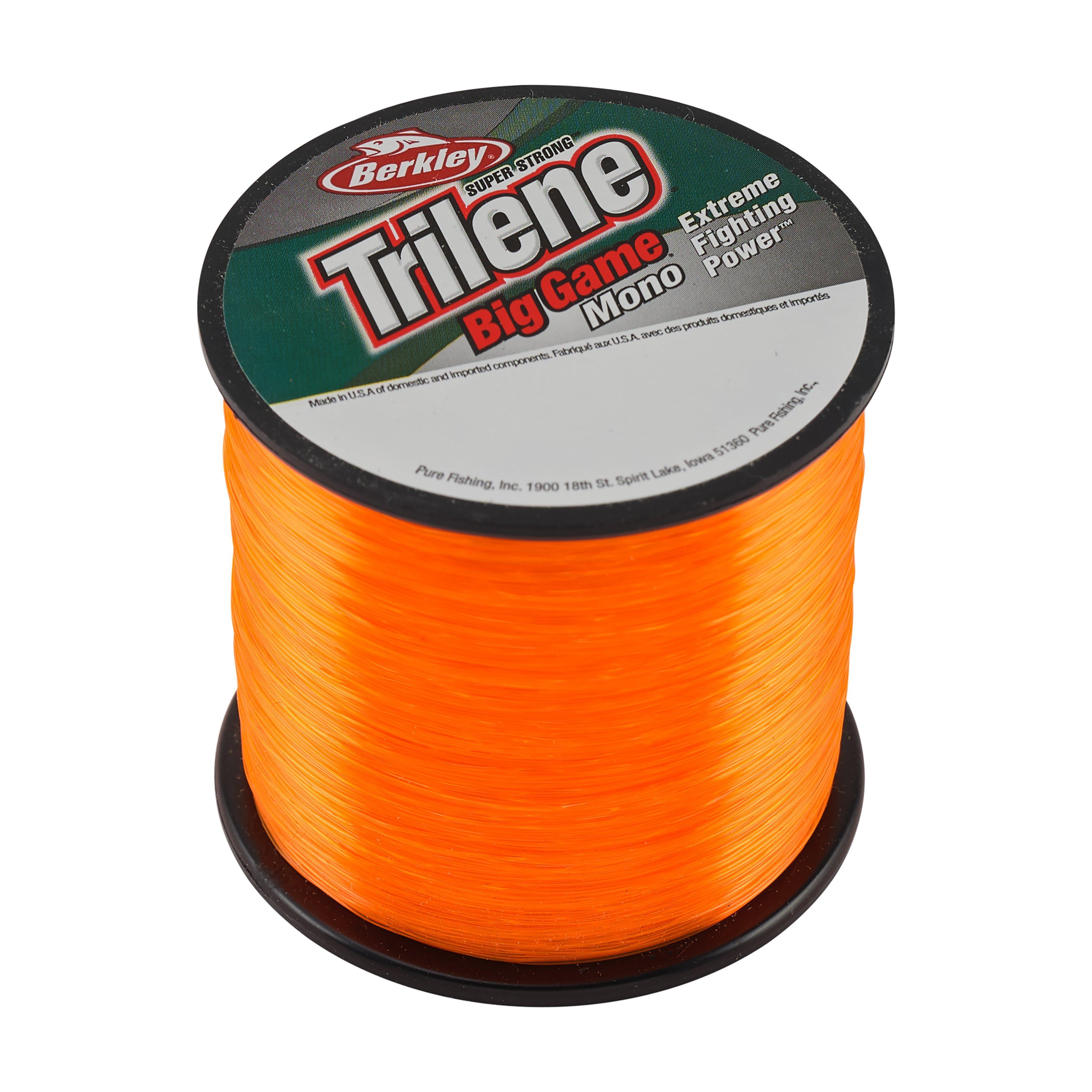 Berkley Trilene Big Game, Blaze Orange, 50lb 22.6kg Fishing Line ...