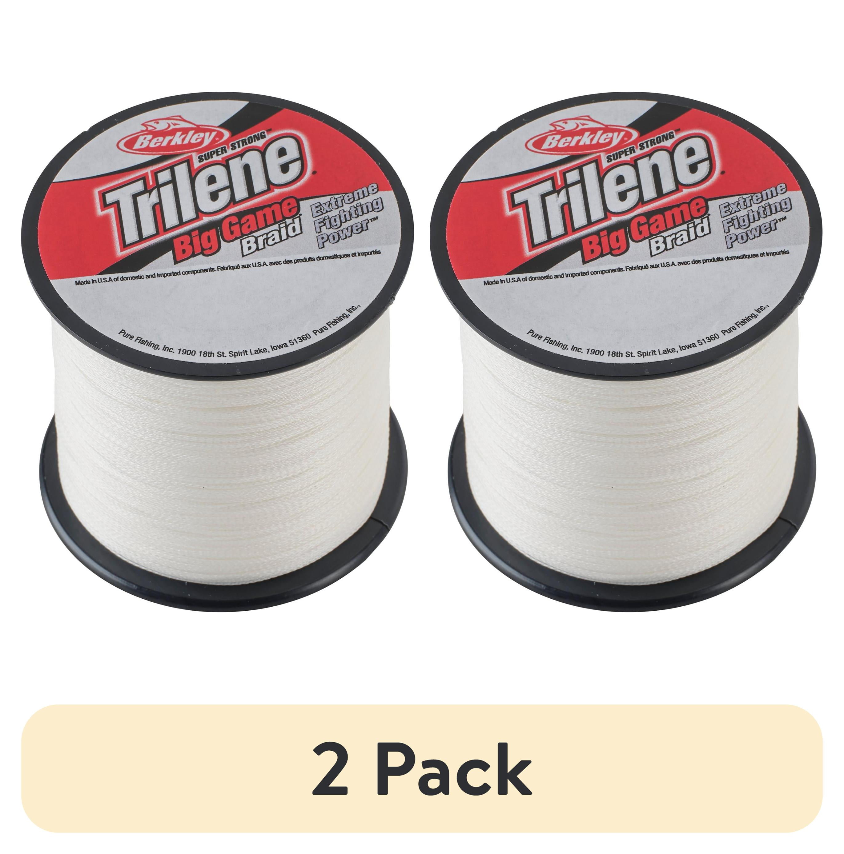 (2 pack) Berkley Trilene® Big Game™ Braid Fishing Line, Crystal, 65 lb ...
