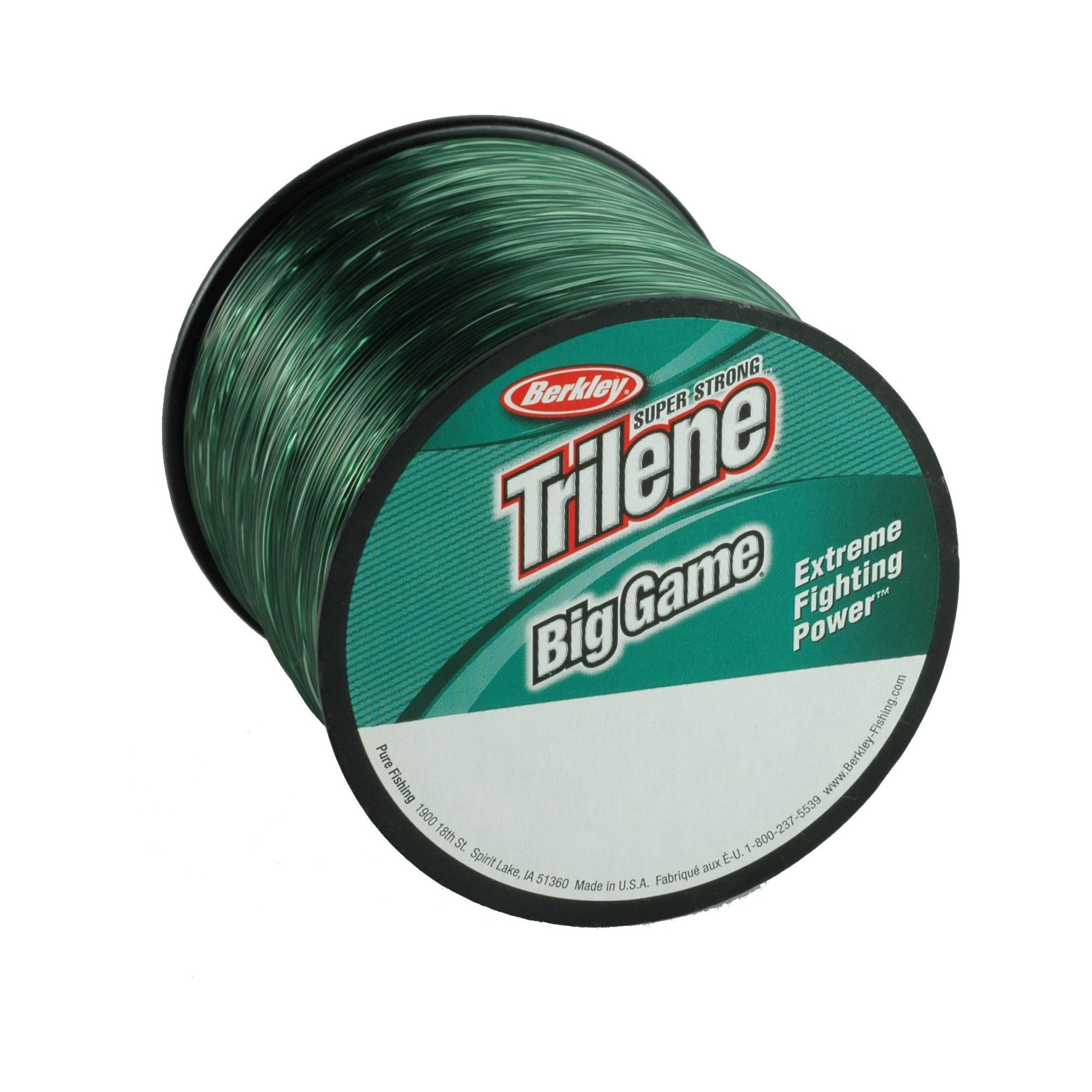 Berkley Trilene Big Game, Green, 20lb 9kg Monofilament Fishing Line ...