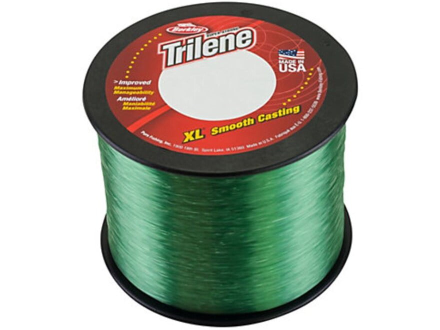 Berkley Trilene XL Monofilament Fishing Line, Low-Vis Green, 4 lb ...