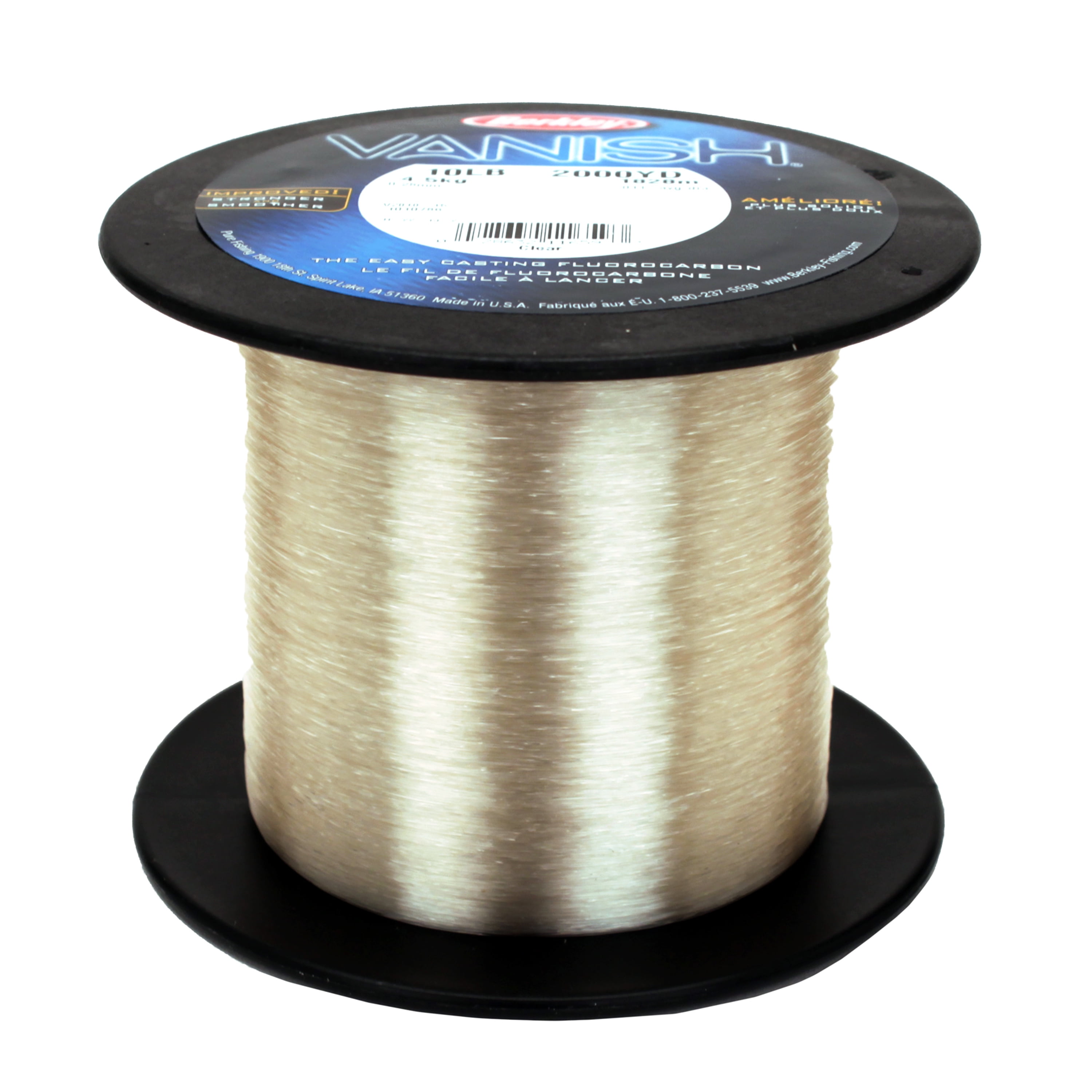 Berkley Vanish®, Clear, 10lb | 4.5kg Fluorocarbon Fishing Line ...