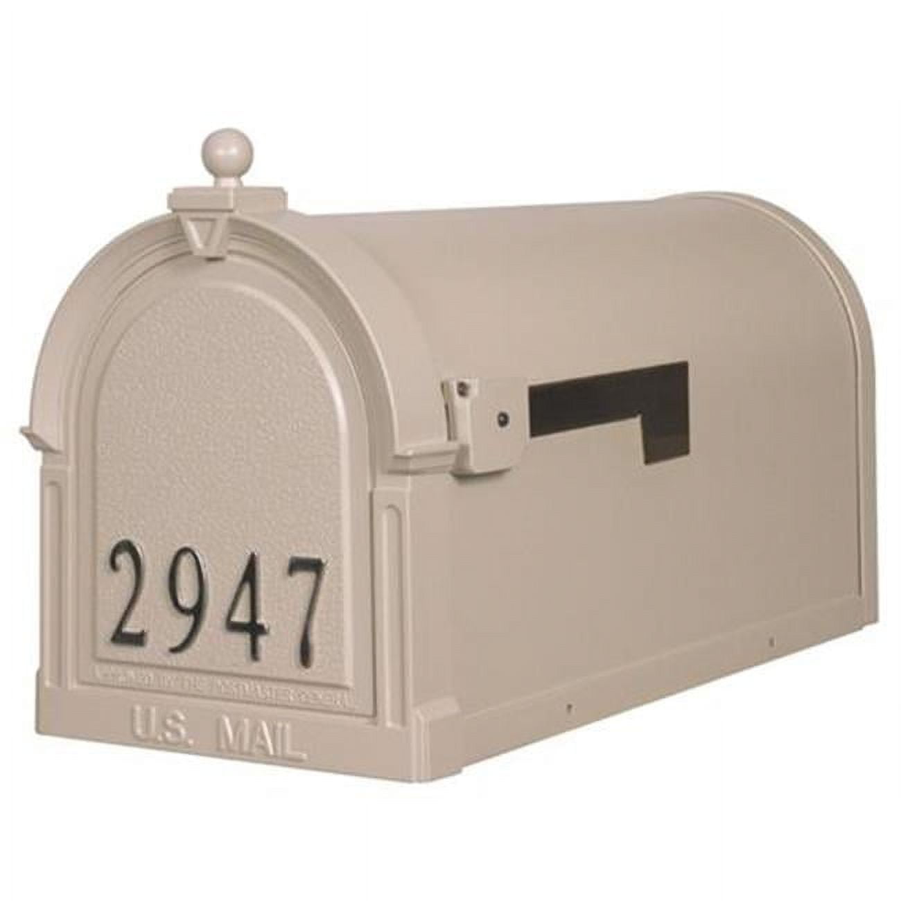 Berkshire Berkshire Curbside Mailbox with Front Numbers-White - Walmart.com