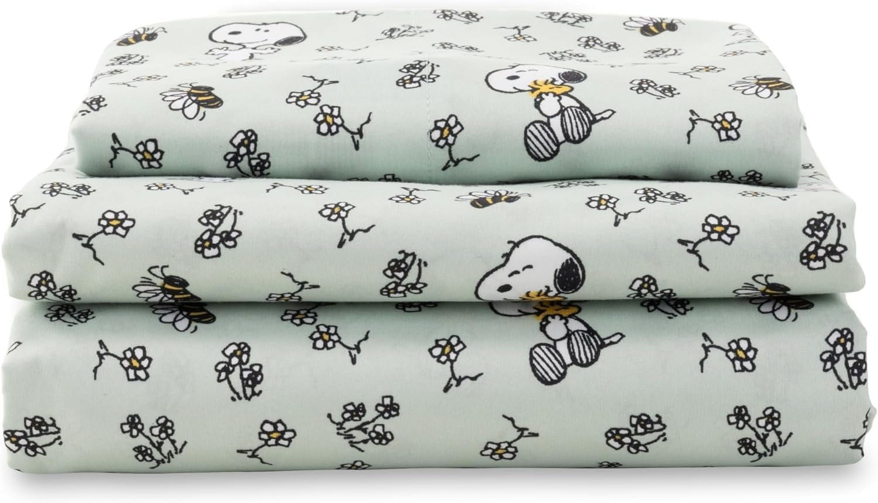 Berkshire Blanket & Home Co. Berkshire Peanuts Sheet Set Sage - Flowers ...