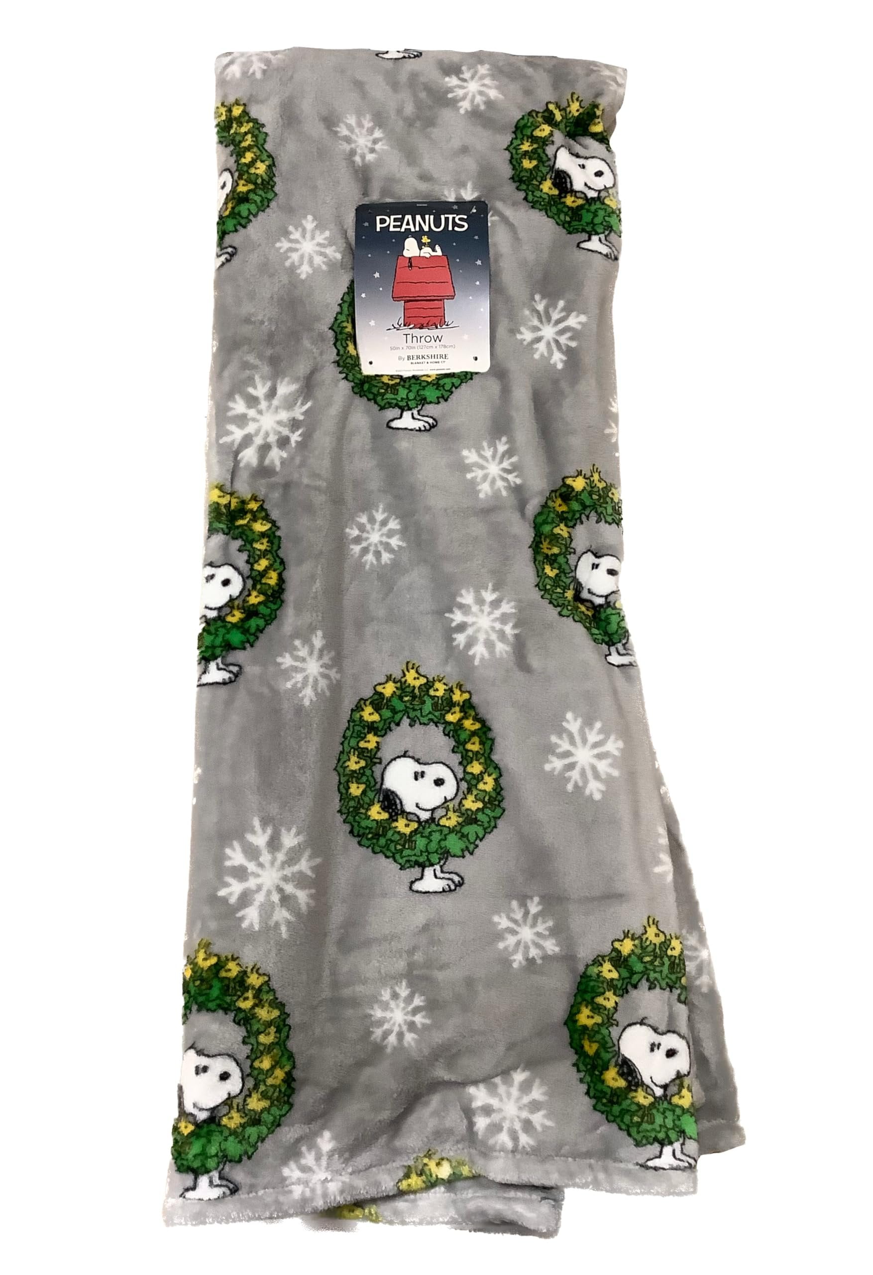 Berkshire Blanket & Home Co Peanuts Gang Christmas Velvet Soft Plush ...