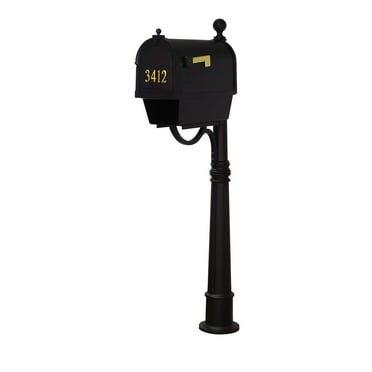 SCB-1015-MP-SW Berkshire Curbside Mailbox with Side Numbers - Swedish ...