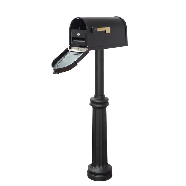 Berkshire Curbside Mailbox with Locking Insert and Bradford Mailbox ...