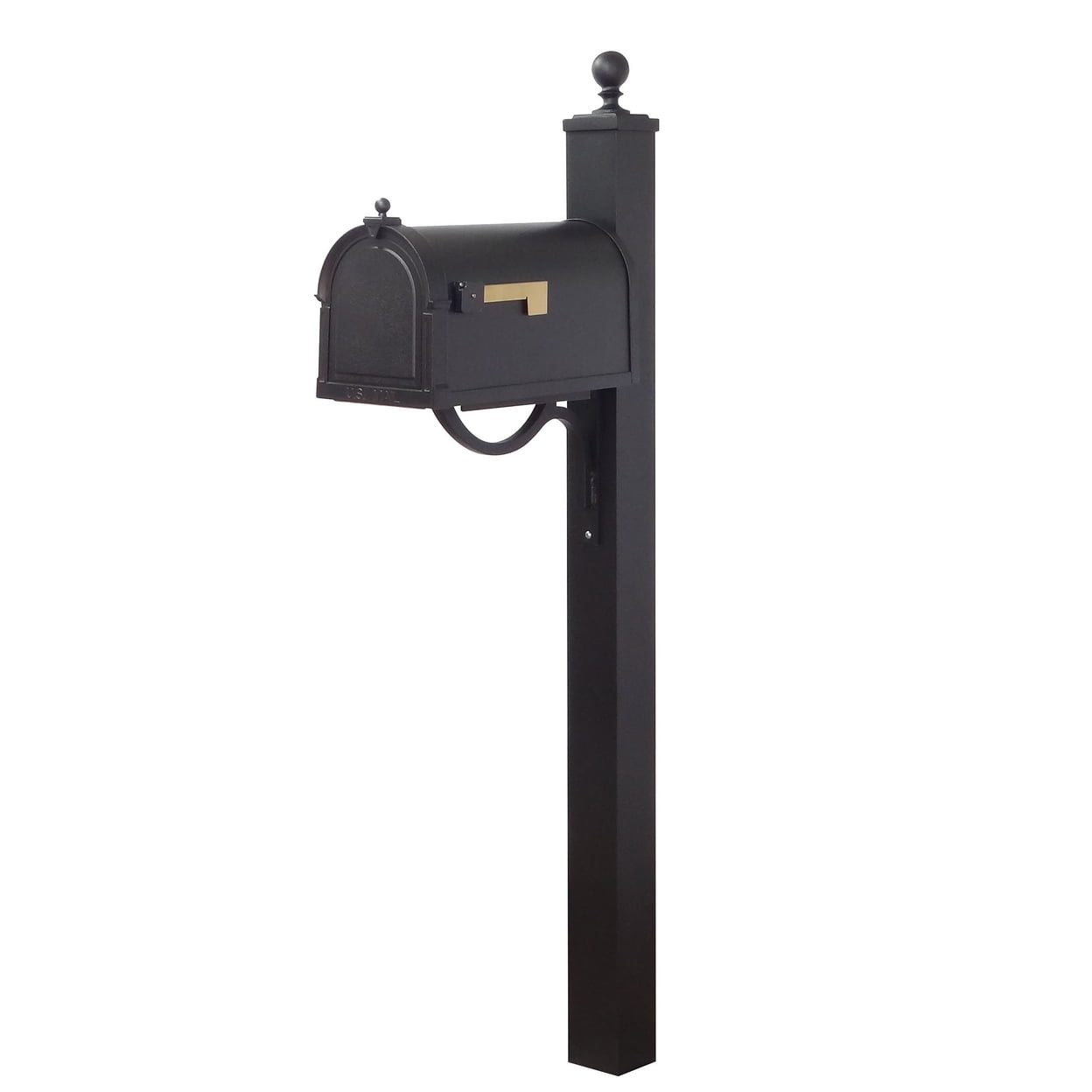 Berkshire Curbside Mailbox with Locking Insert and Springfield Mailbox ...