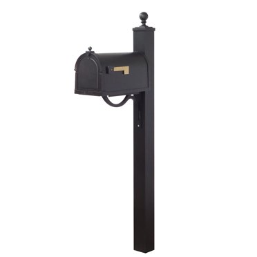 Outdoor Letter Holder Classic Curbside Mailbox with Locking Insert and ...