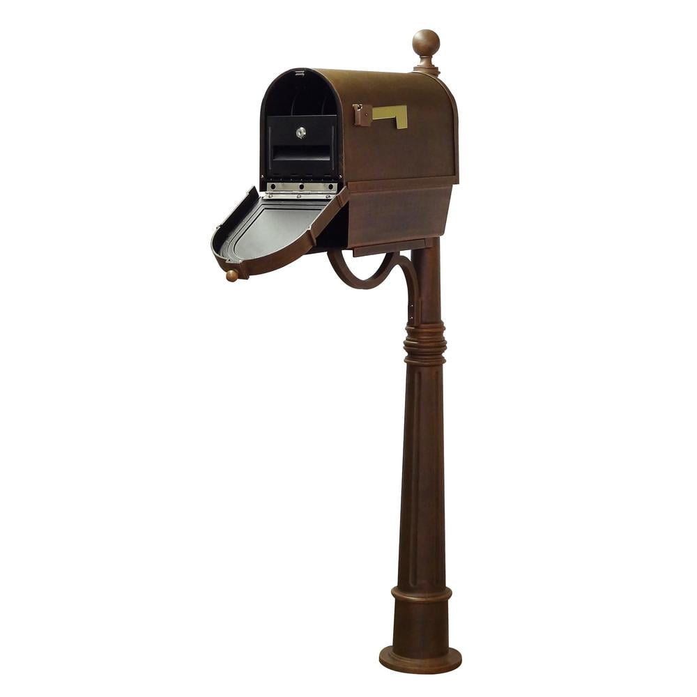 Special Lite Products Berkshire Curbside Mailbox with Newspaper Tube ...