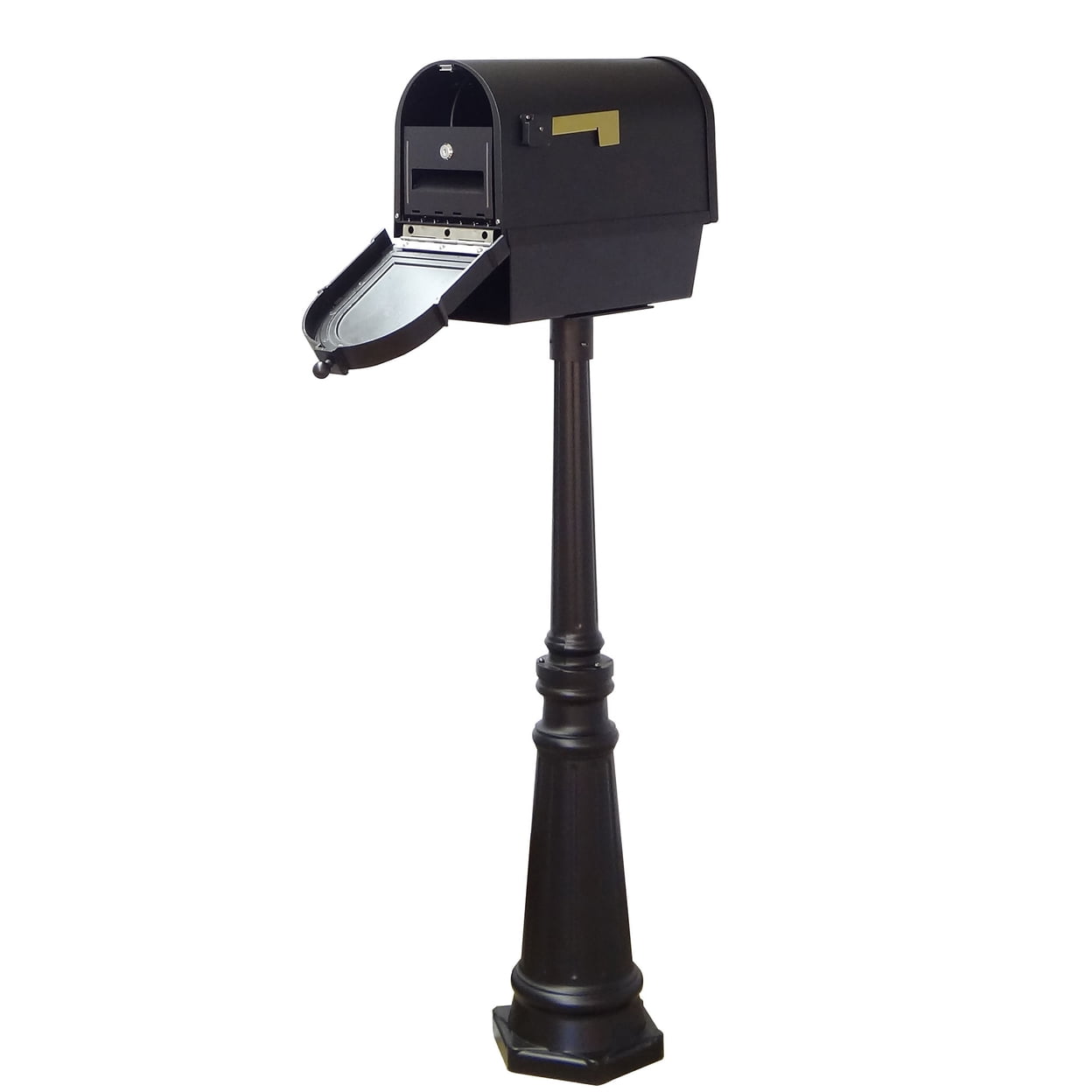 Berkshire Curbside Mailbox with Newspaper Tube and Locking Insert and ...