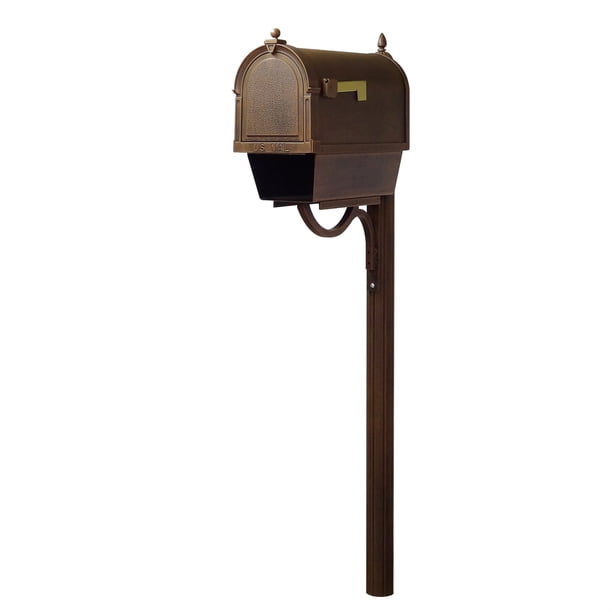 Berkshire Curbside Mailbox with Newspaper Tube and Richland Mailbox ...
