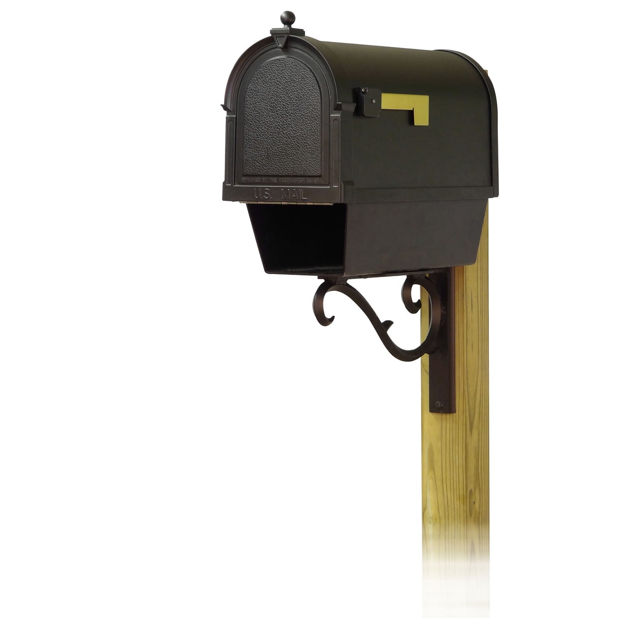 Special Lite Products Berkshire Curbside Mailbox with Newspaper tube ...