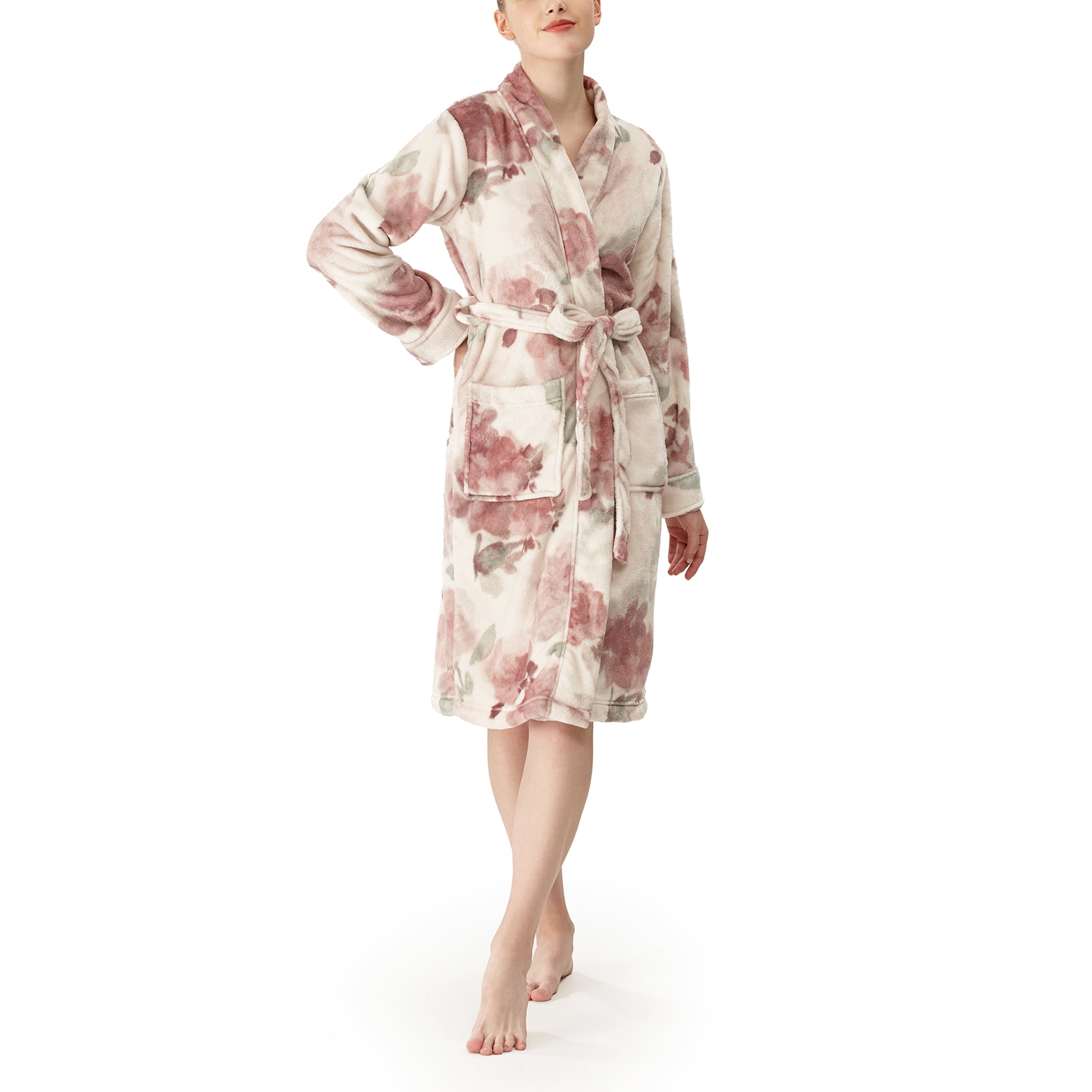 Berkshire Home Women's VelvetLoft Robe - Walmart.com