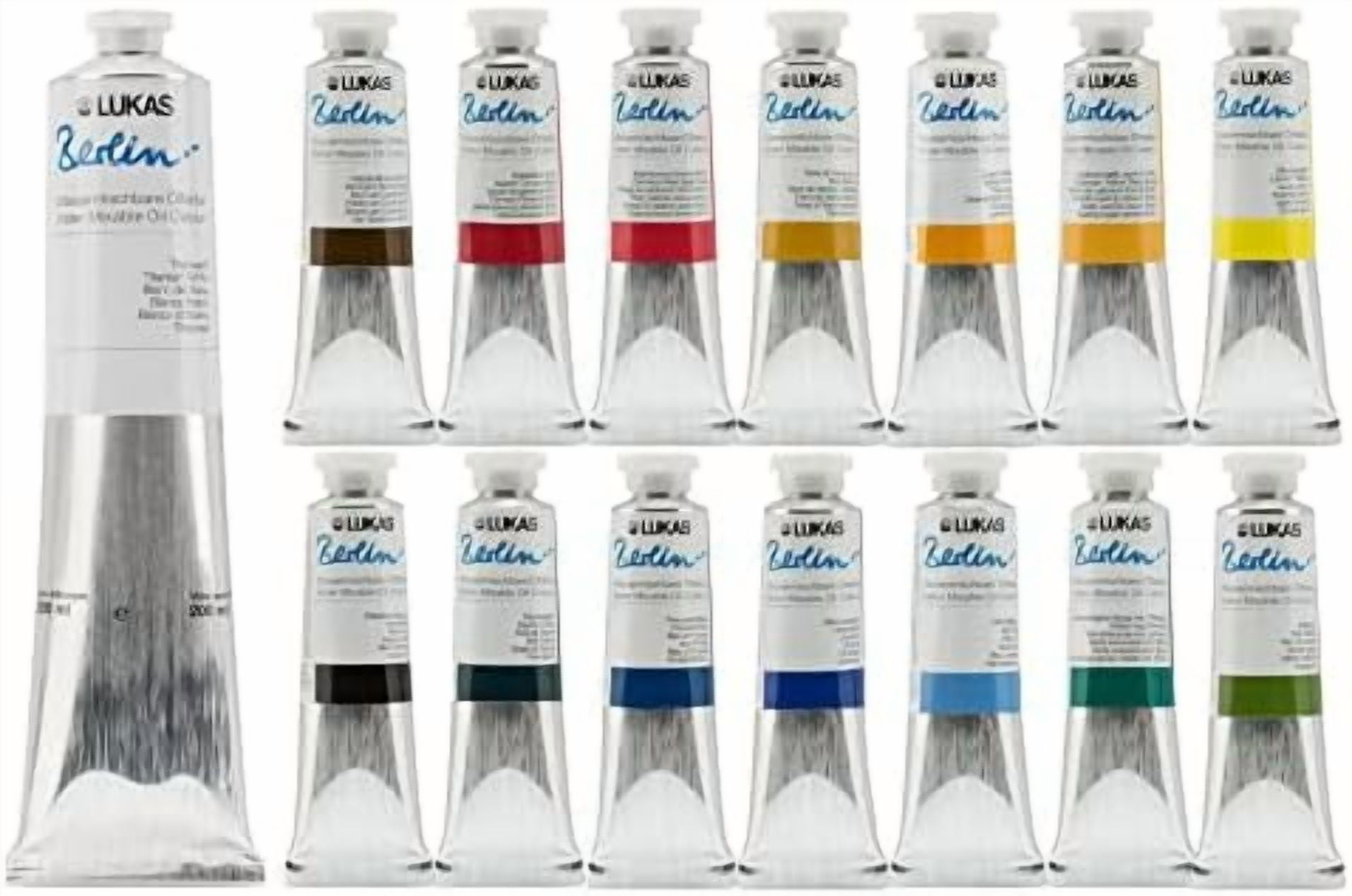 Berlin Artist Water Mixable Oil Paint Colors, Portrait Set$$Art & Craft ...