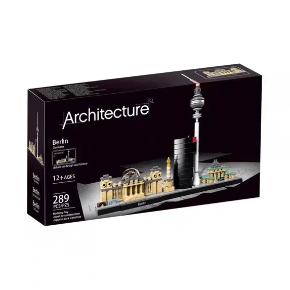 Berlin City Architecture Skyline Building Blocks Set Tower Edifice ...
