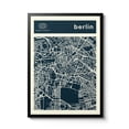 Berlin - City Map Print, Idea Vintage, Travel Retro, Modern Travel Wall ...