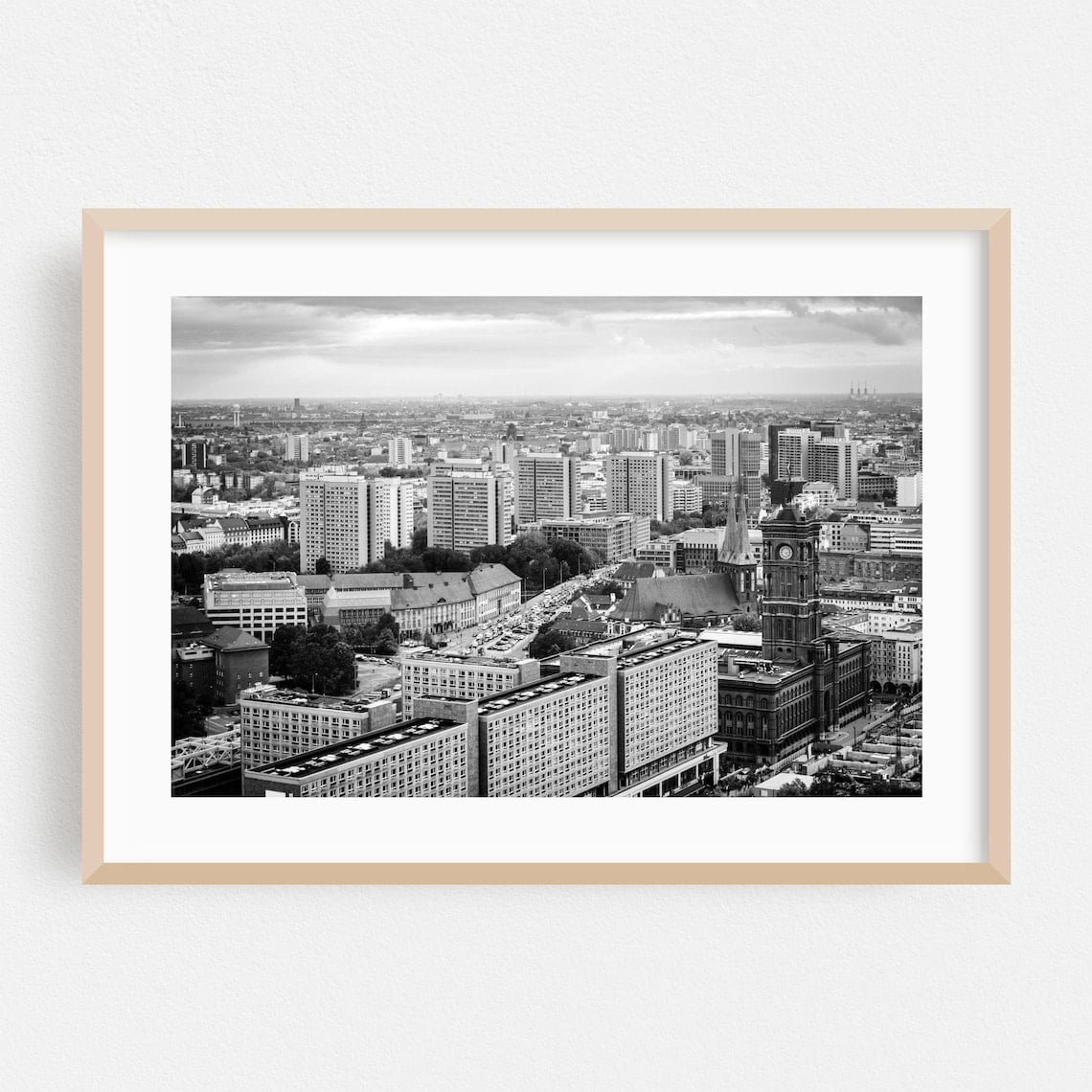Berlin Germany Black And White Cityscape Skyline Architecture Fine Art ...