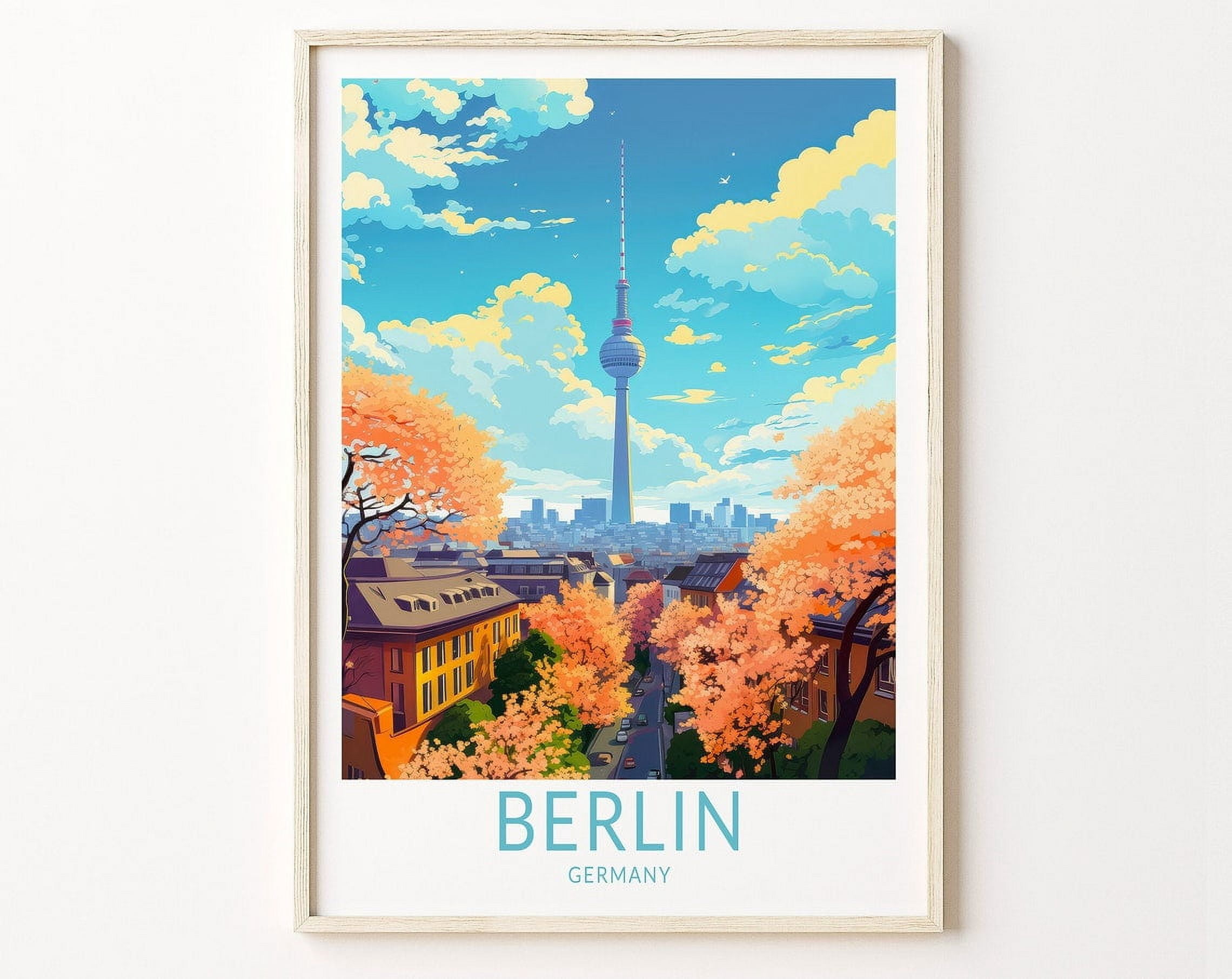Berlin Germany Travel Print Wall Art, Berlin Germany Travel Poster ...