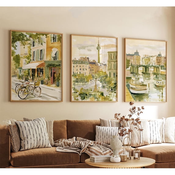 Berlin Germany Wall Art Set 3 - Walmart.com