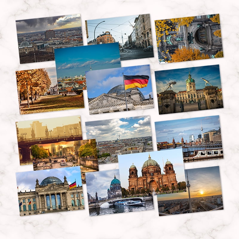 Berlin Germany city architecture Street View German postcards 15 6-inch ...