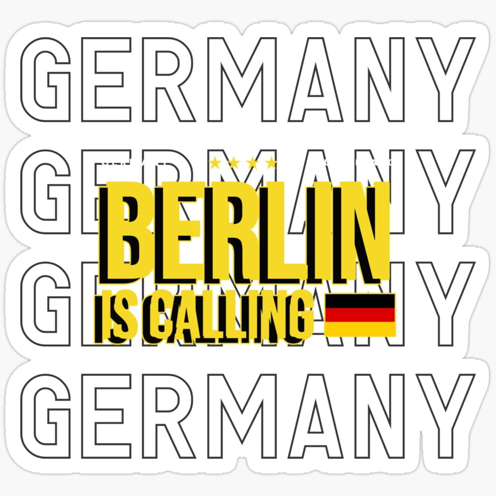 Berlin Is Calling Sticker Phone Decal Water Bottle Stickers Car Decals ...