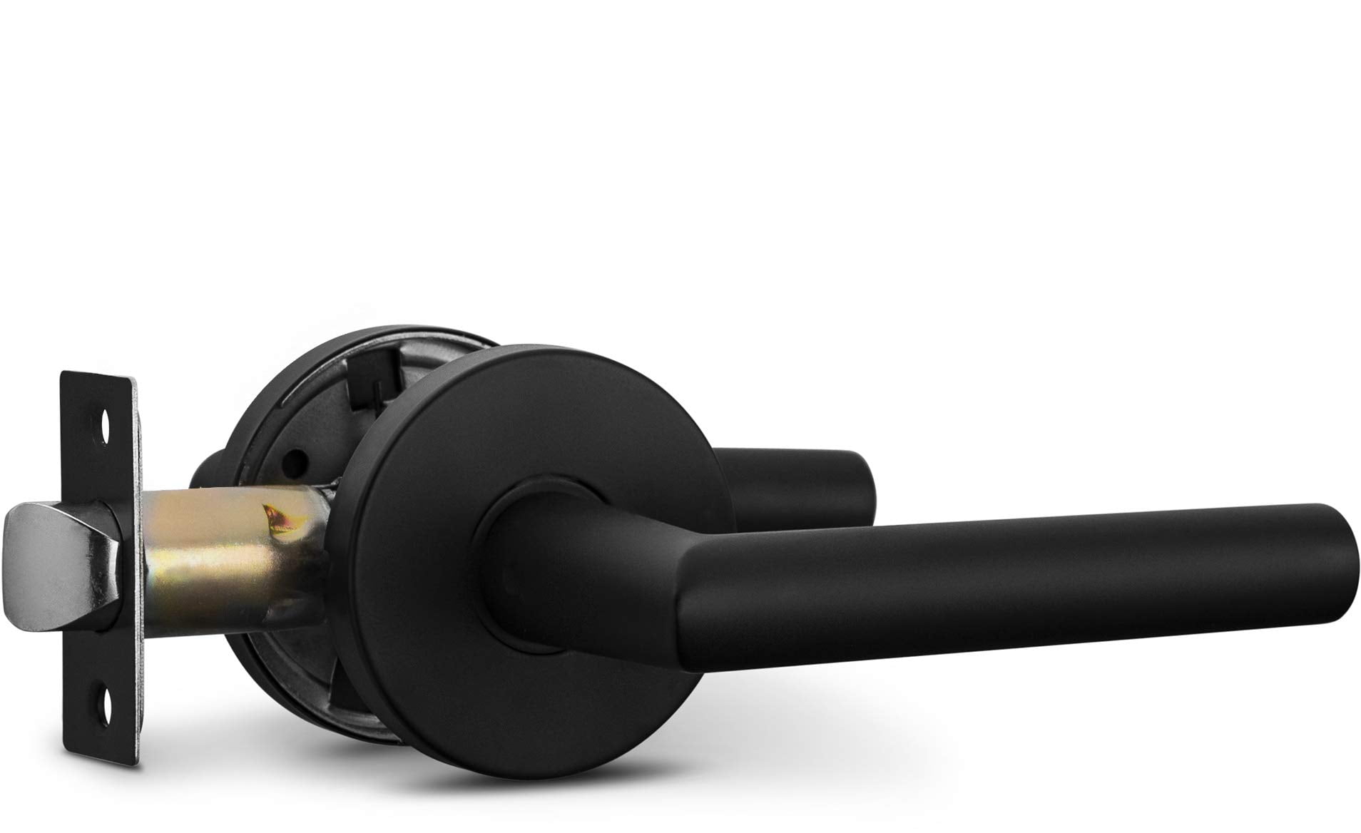 Berlin Modisch Passage Lever Door Handle Sleek Round Non-Locking Lever ...