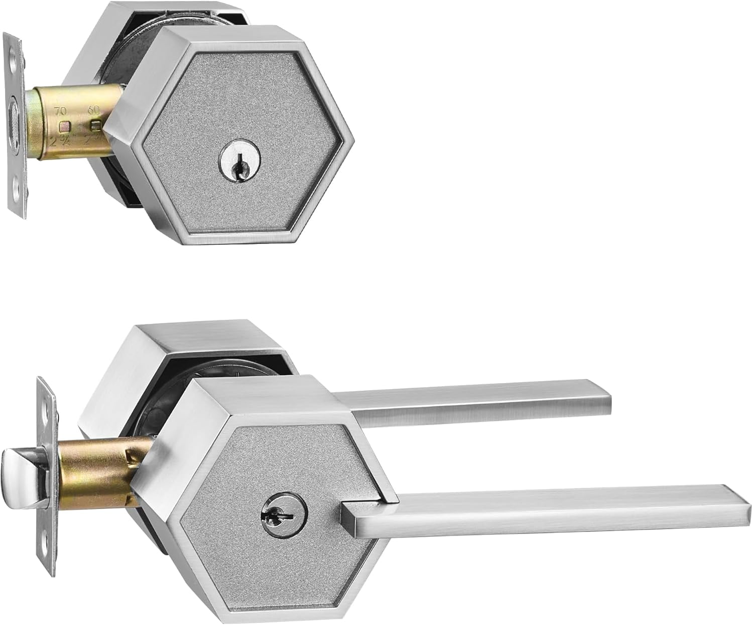 Berlin Modisch Zero Gravity Metro Series Entry Lever Door Handle Set ...