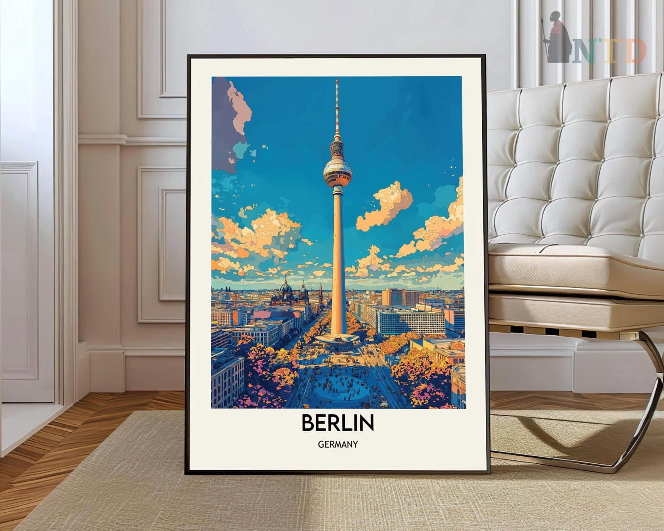 Berlin Poster Germany Travel Print German Decor Europe Travel Poster ...