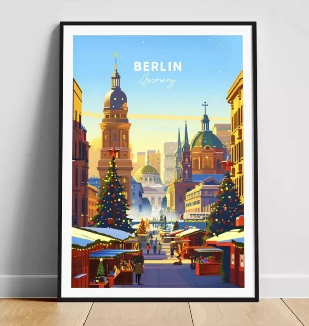 Berlin Travel Print - Germany Travel Poster, Berlin Poster, Berlin ...