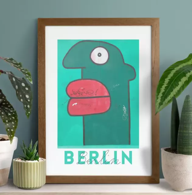 Berlin Wall Murals Poster, Printable Wall Art, East Side Gallery ...