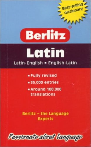 Pre-Owned Berlitz Pocket Dictionary Latin-English (Paperback ...