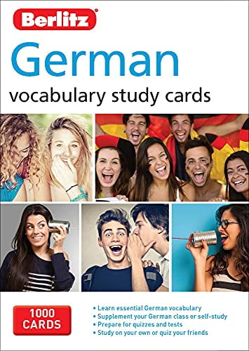 Pre-Owned Berlitz Language: German Study Cards (Berlitz Vocabulary ...
