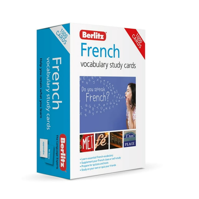 Berlitz Vocabulary Study Cards French (Language Flash Cards) (Other ...