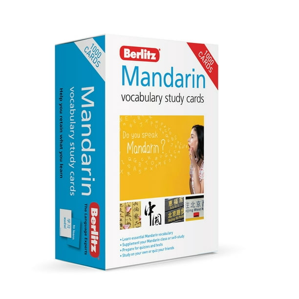 Berlitz Vocabulary Study Cards Mandarin (Language Flash Cards) (Other ...