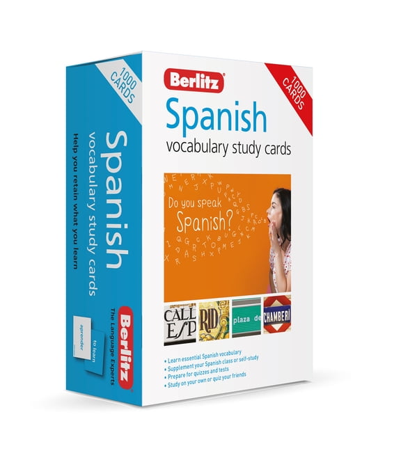 Berlitz Vocabulary Study Cards Spanish (Language Flash Cards) (Other ...