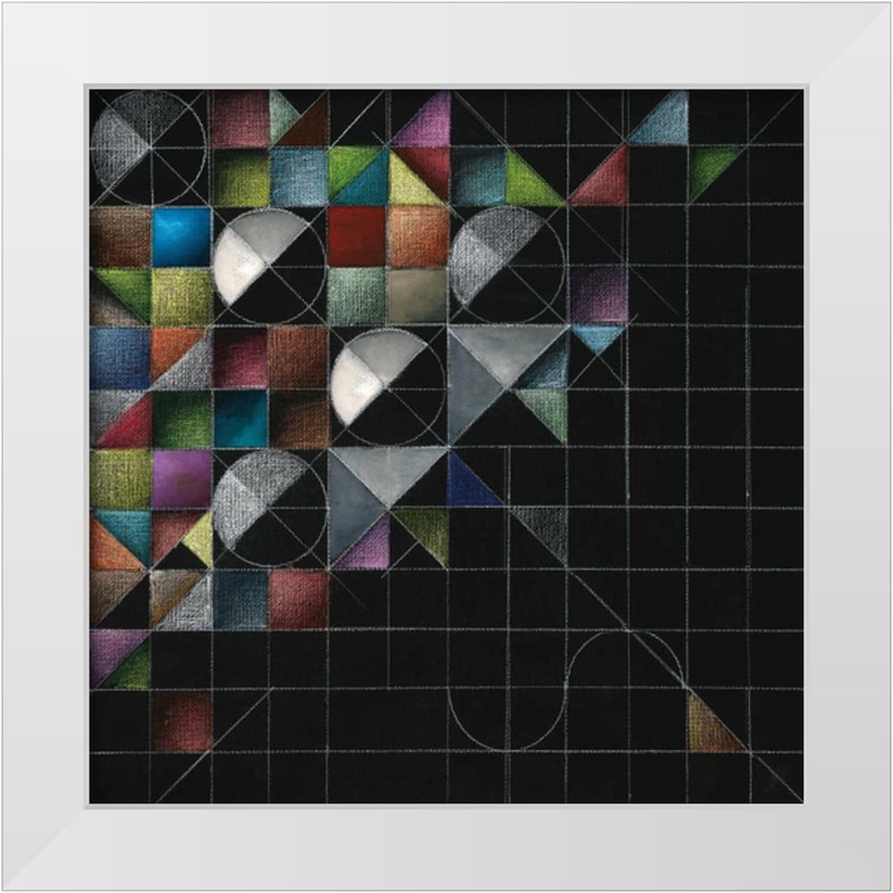 Berman, Ken 12x12 White Modern Wood Framed Museum Art Print Titled ...