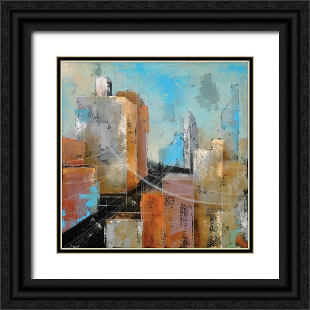 Berman, Ken 20x20 Black Ornate Wood Framed with Double Matting Museum ...