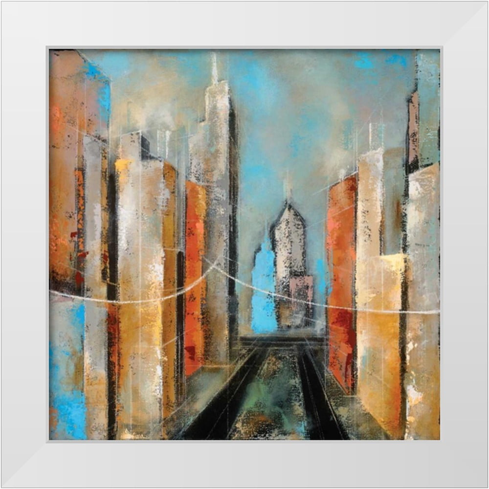 Berman, Ken 26x26 White Modern Wood Framed Museum Art Print Titled ...