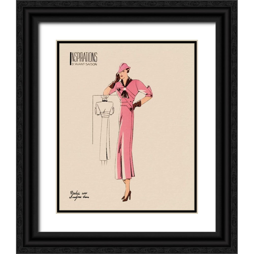 Berman, Susan 20x24 Black Ornate Wood Framed with Double Matting Museum ...