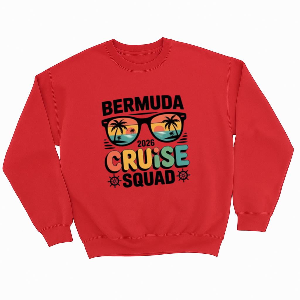 Bermuda Cruise Squad Family Holiday Matching Trip Themed Graphic Print ...
