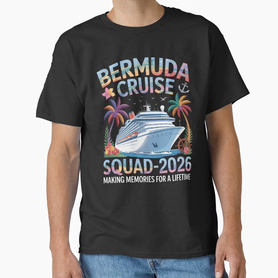 Bermuda Cruise Squad Family Vacation Shirt, Pet Lover Graphic Tee ...