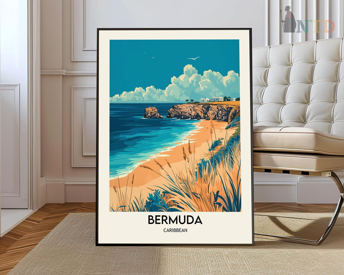 Bermuda Poster, Bermuda Print, Bermuda Wall Art, Caribbean Photo ...