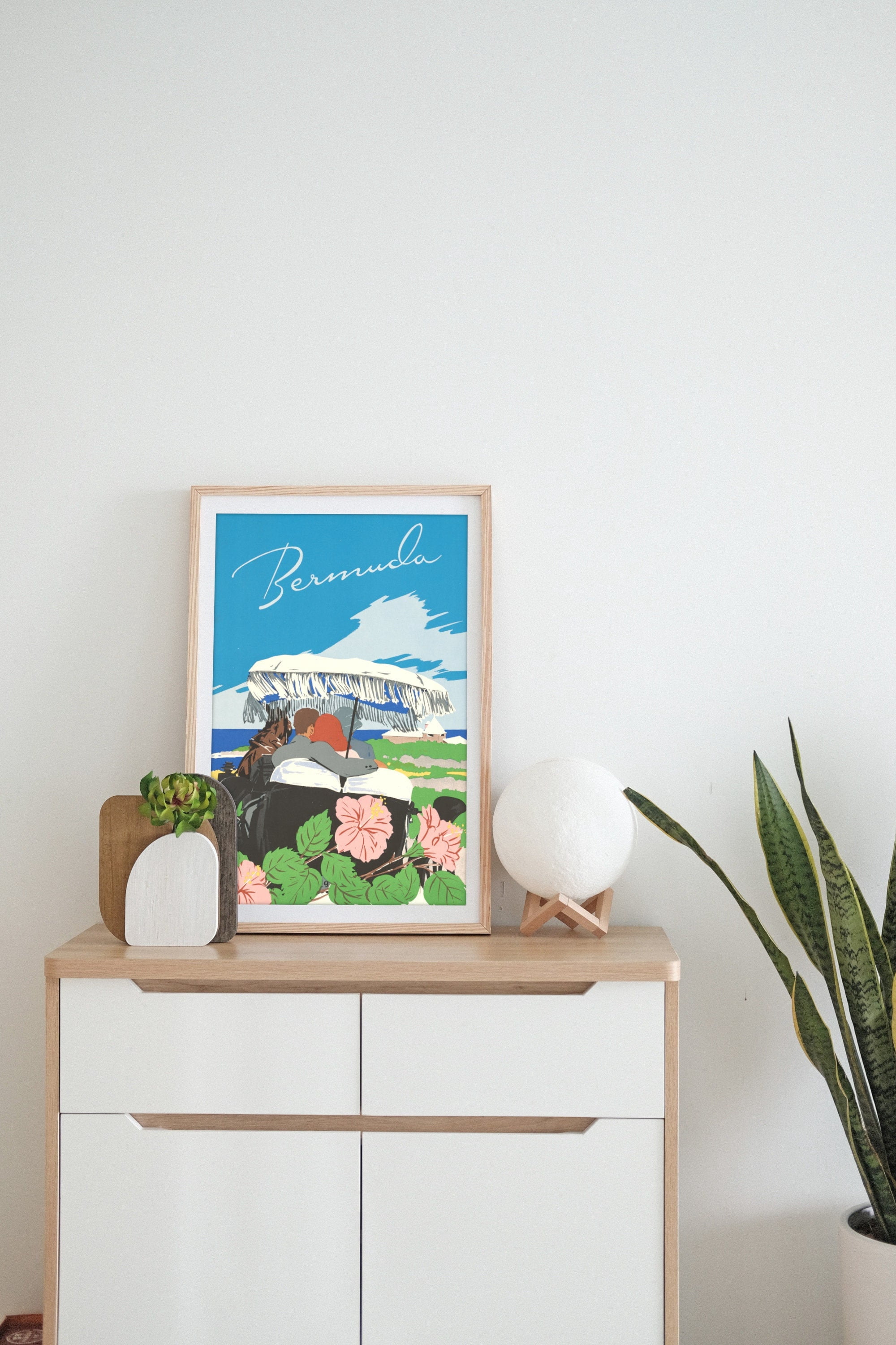 Bermuda Retro Travel Poster, Vintage Wall Decoration , Poster Print ...