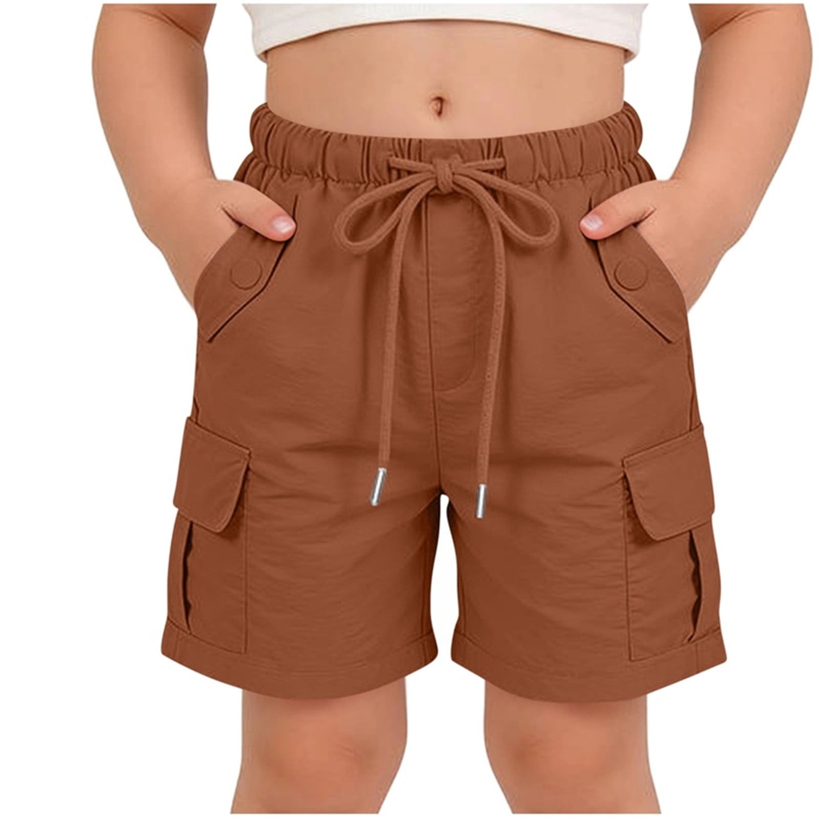 Bermuda Shorts For Girls Summer Wide Leg Cargo Shorts Tween Casual ...