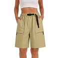 Bermuda Shorts for Women Knee Length Summer Casual Wide Leg Baggy ...