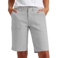 Bermuda Shorts for Women Mid-Rise Slim Fit Shorts Straight Leg Hiking ...