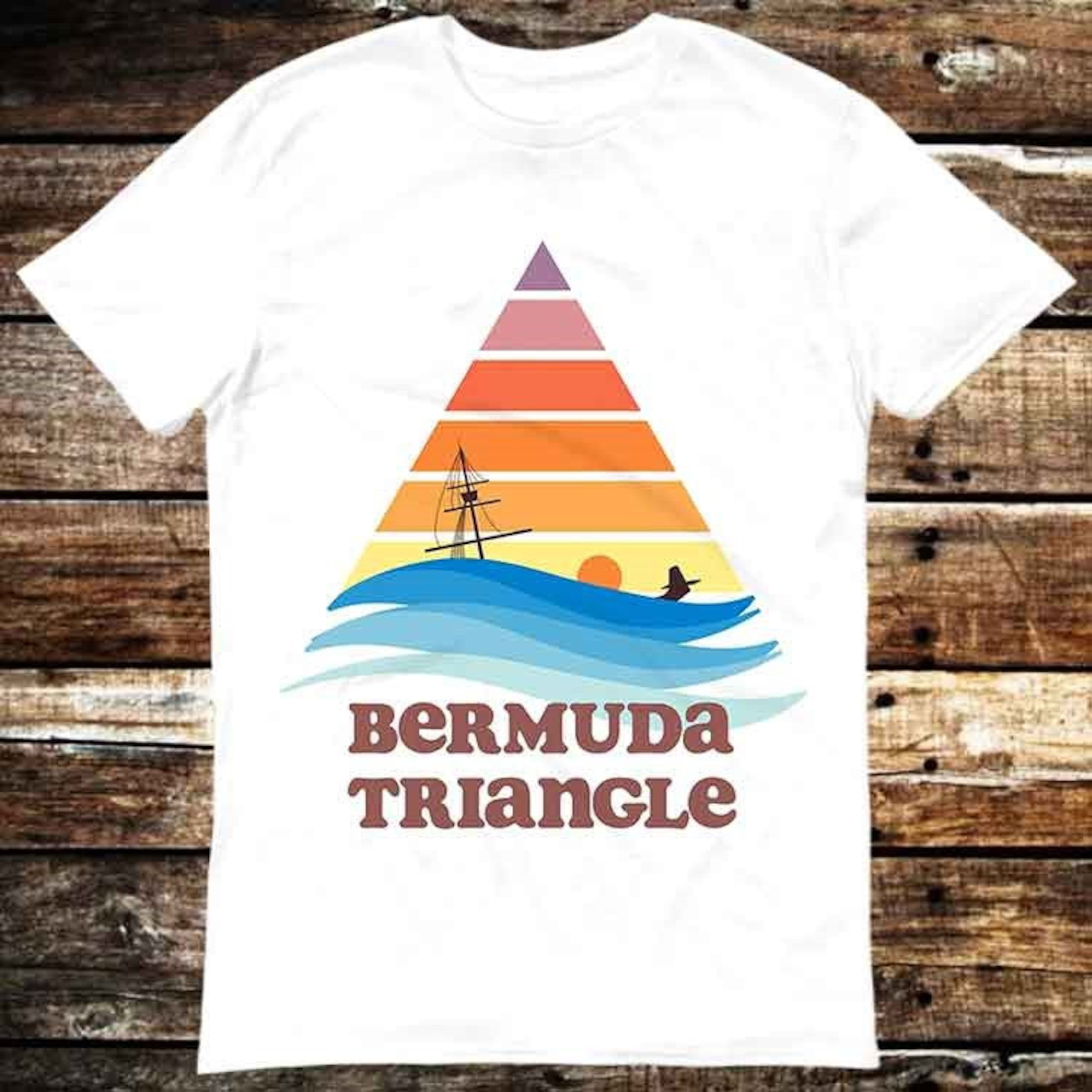 Bermuda Triangle Ocean Mystery Myth T Shirt Meme Gift Top Tee Unisex ...