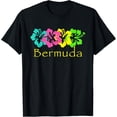 Bermuda Tropical Beach/Bermuda Travel Surf T-Shirt- Classic Beach ...