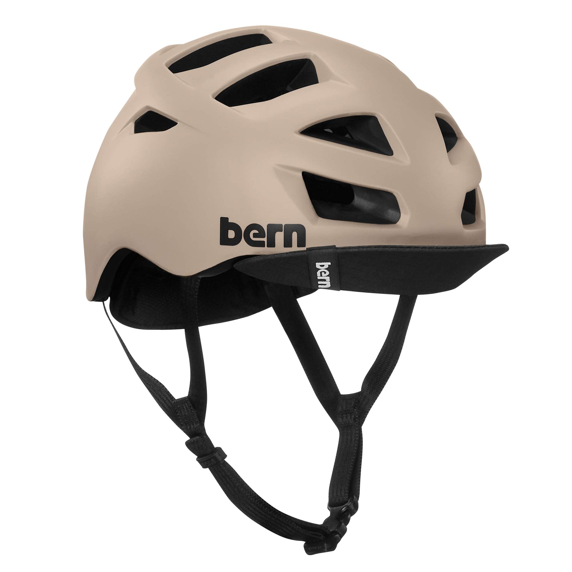 Bern Allston Adult Bike Helmet - Low Profile Comfortable Ventilated ...